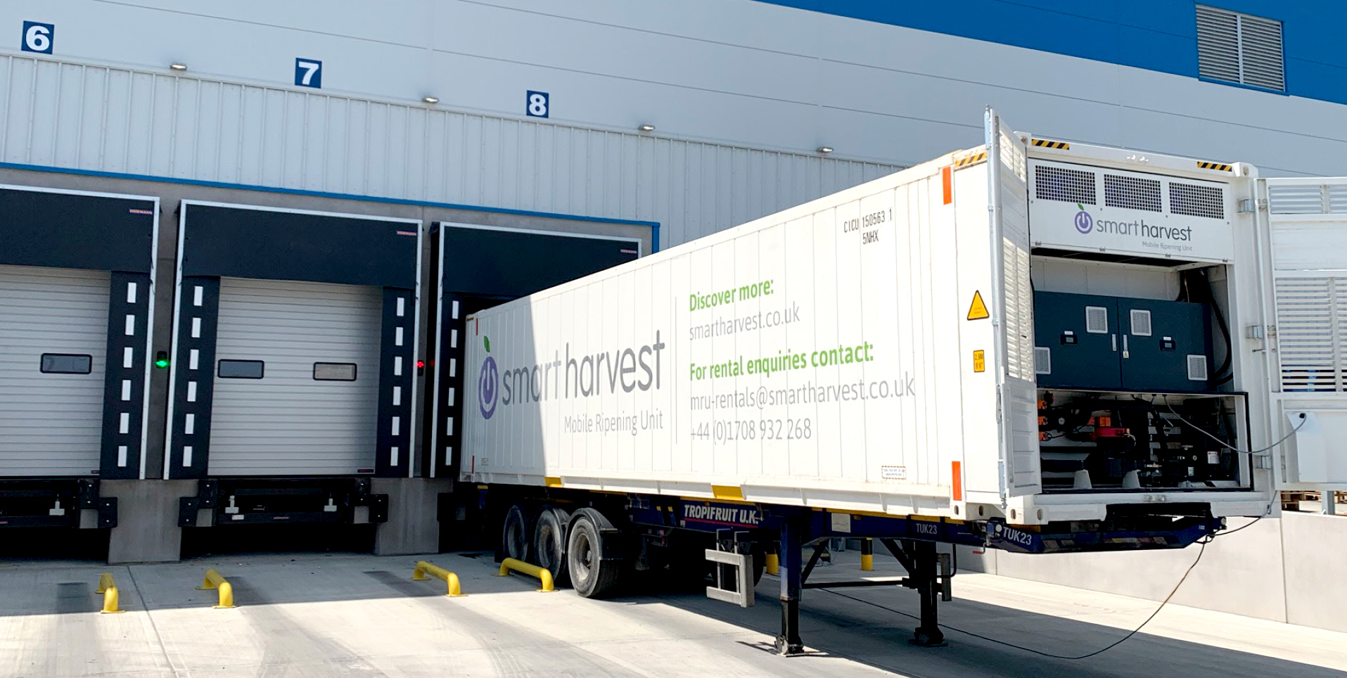 Mobile Ripening Unit Rentals - SmartHarvest